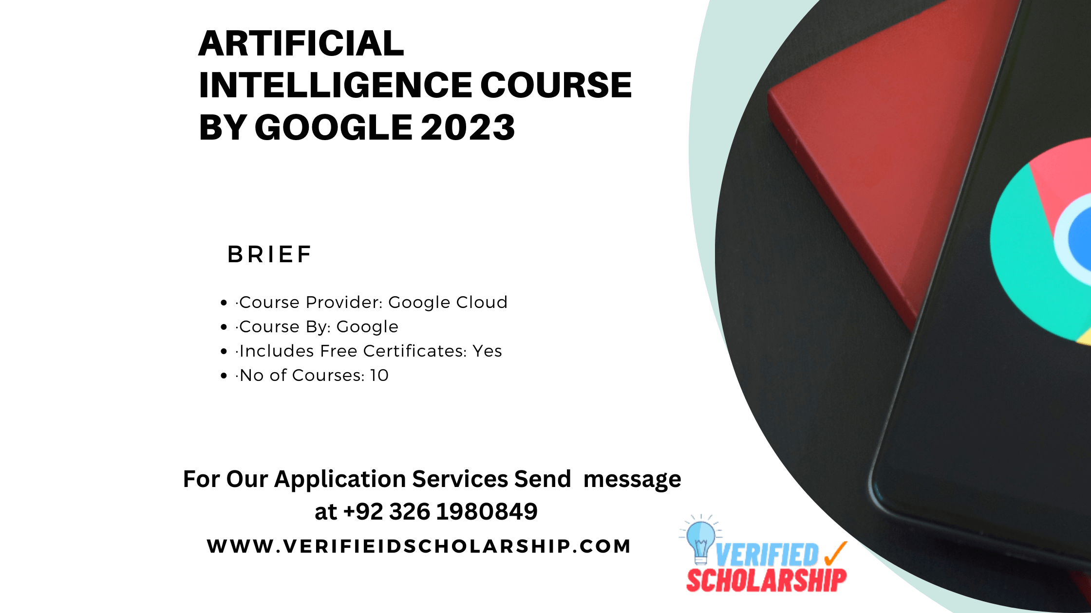Artificial Intelligence Course by Google 2023 - Verified Scholarship
