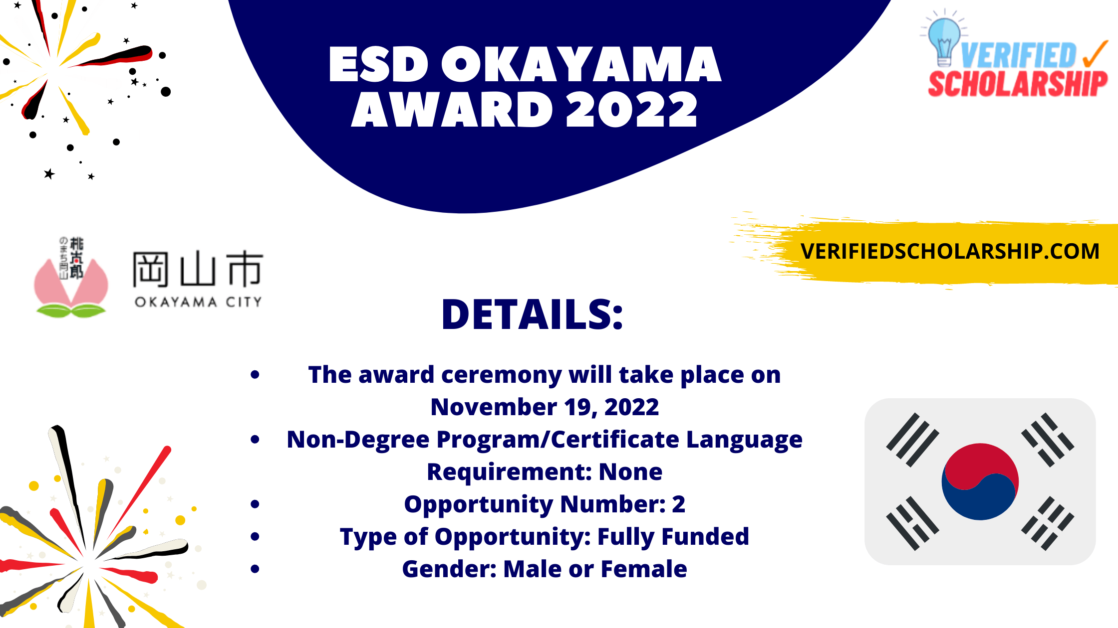 ESD Okayama Award 2022 - Verified Scholarship