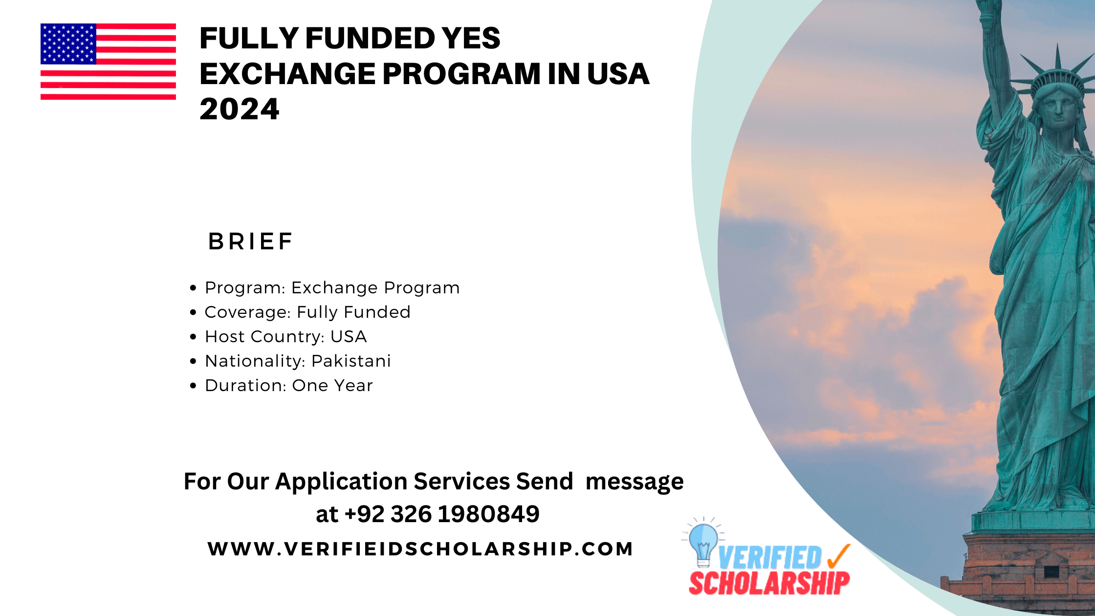 Fully Funded YES Exchange Program in USA 2024 - Verified Scholarship