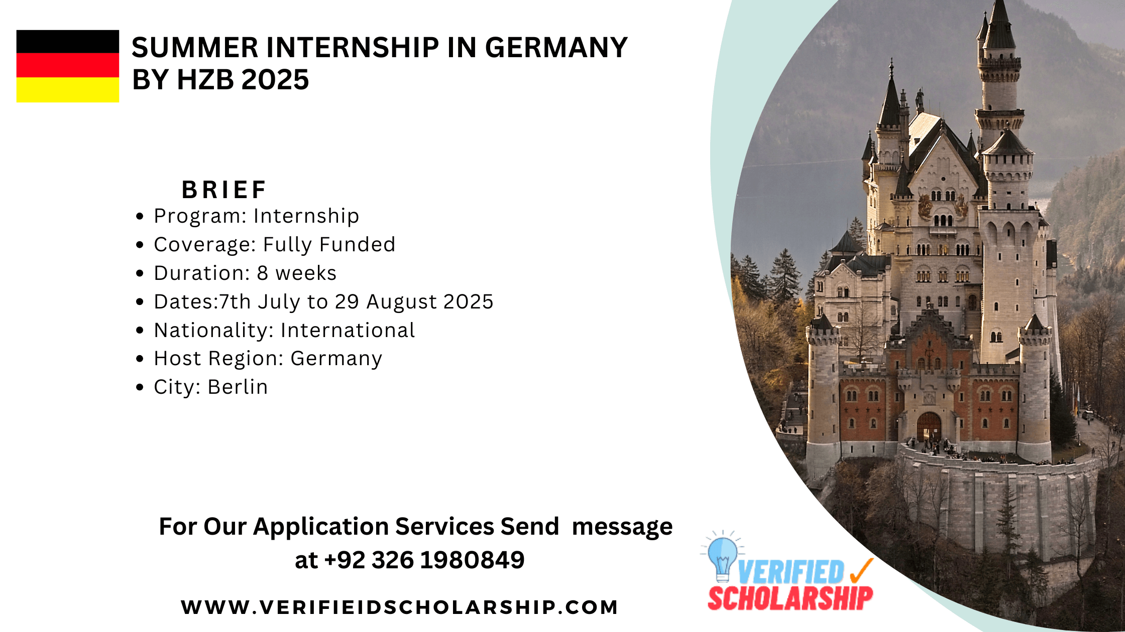 Summer Internship in Germany by HZB 2025 - Verified Scholarship